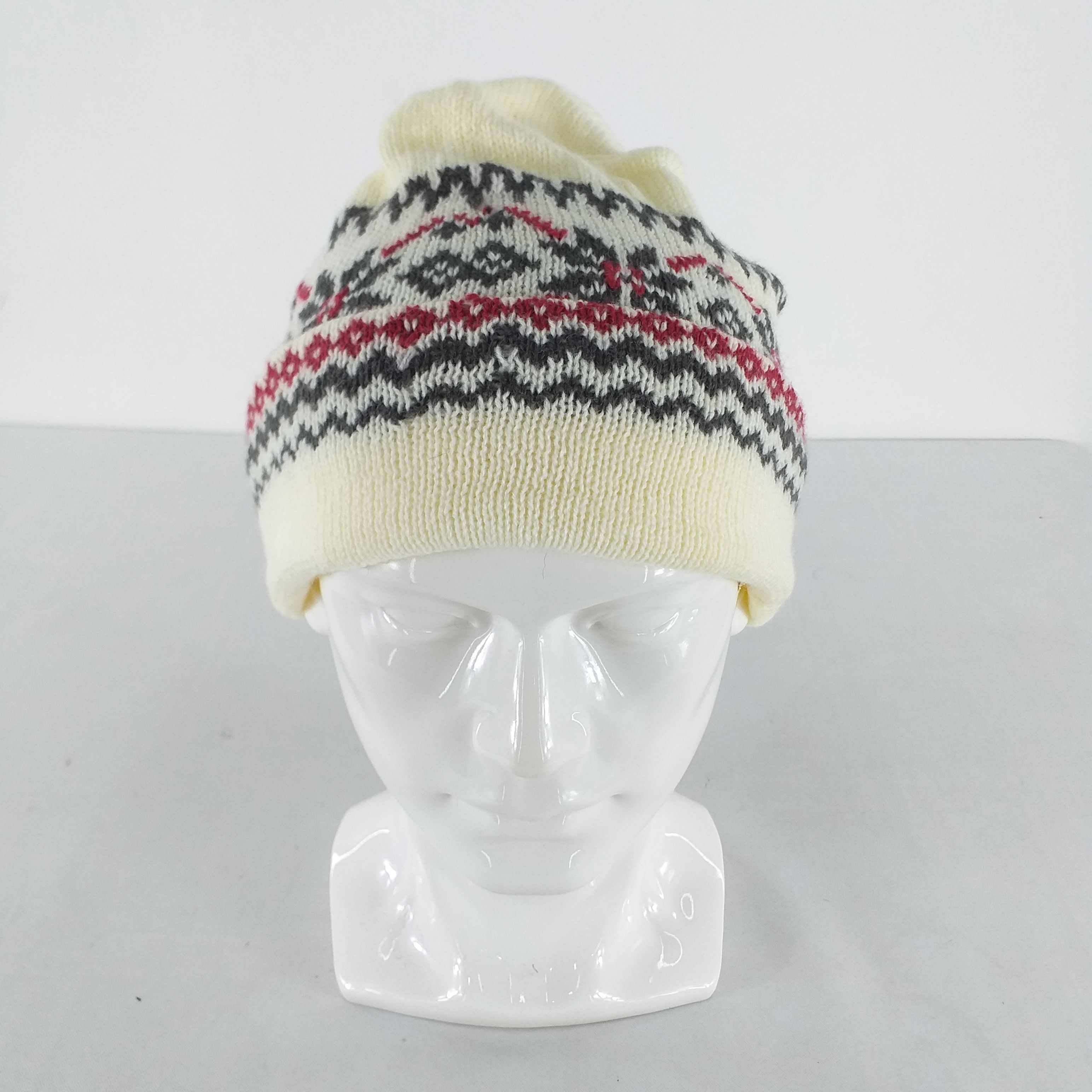 Vintage Vintage Beautiful Pattern Snow Cap Hat Beanie -BN433 | Grailed