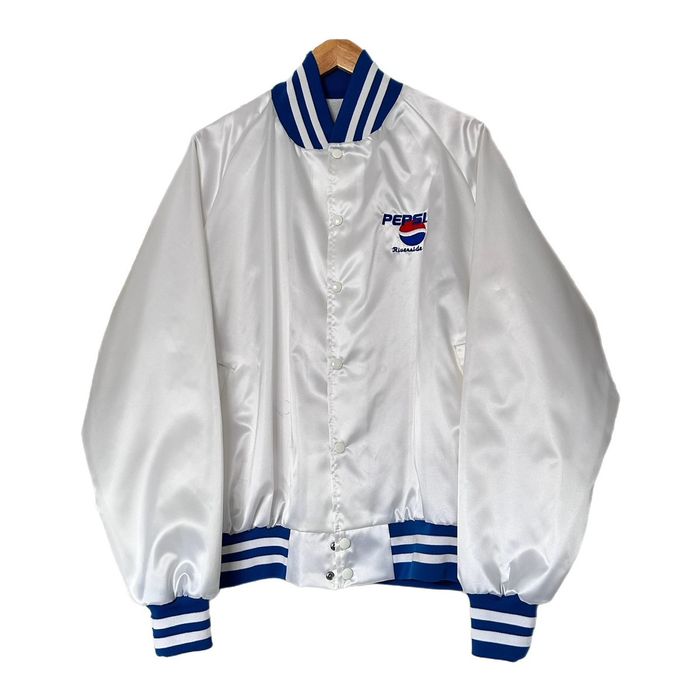 Vintage 80’s Pepsi Riverside Embroidered Logo Simple Bomber Jacket ...