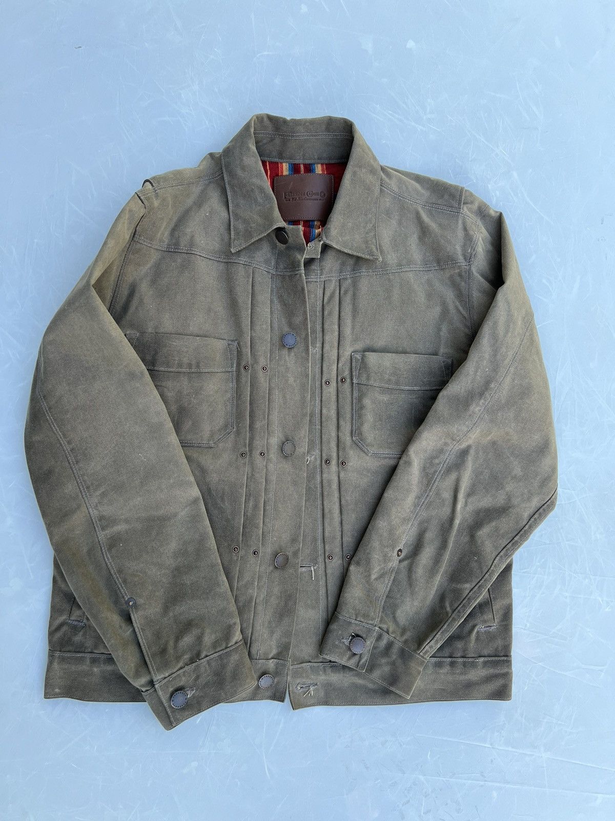 Freenote FREENOTE CLOTH - RIDERS JACKET WAXED CANVAS | Grailed