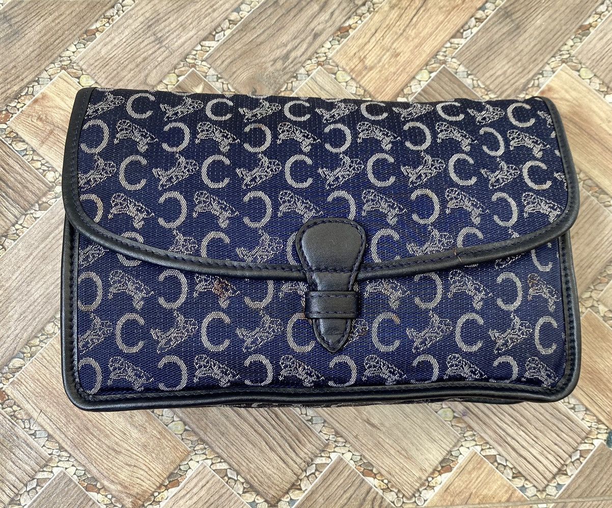 Celine celine monogram clutch bag | Grailed
