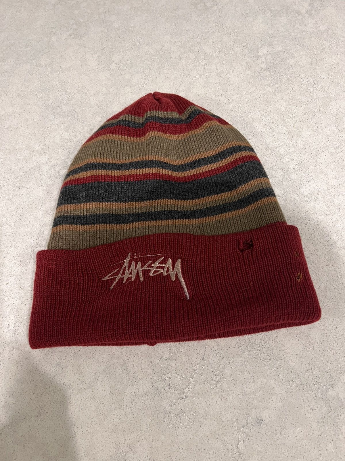 Streetwear × Stussy × Vintage Vintage Stussy Long Toque Beanie ...