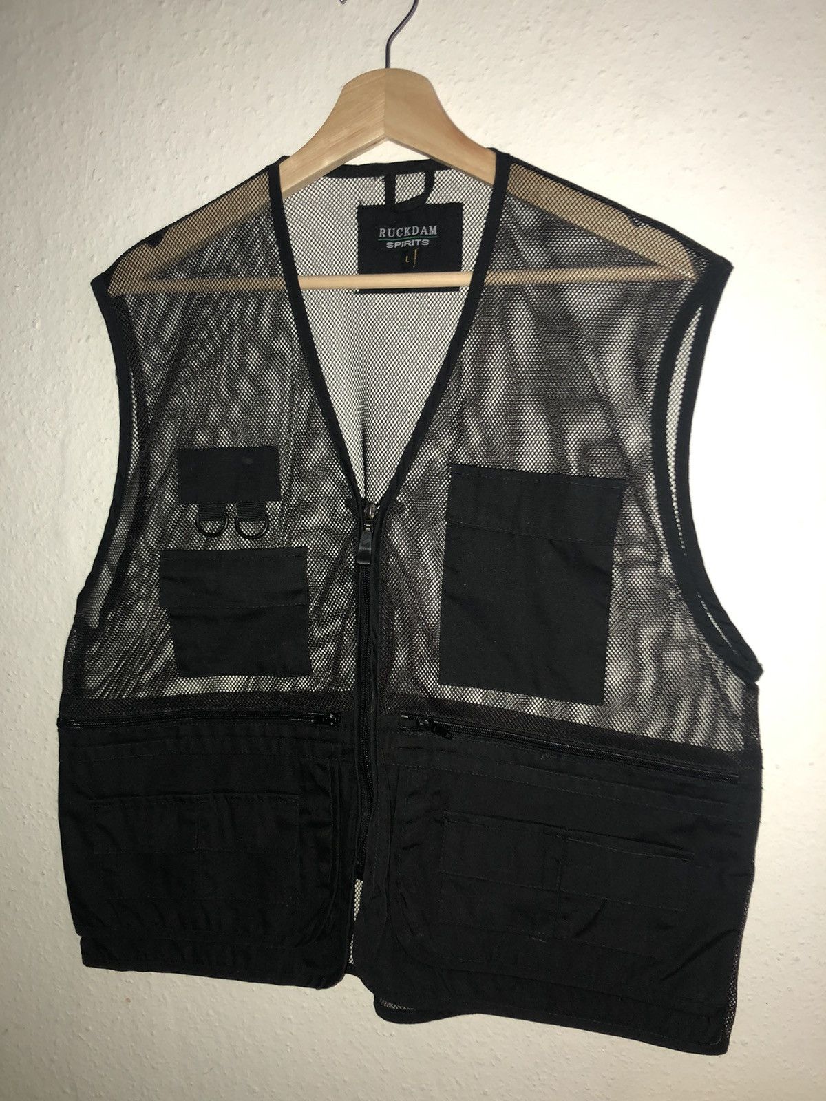 Japanese Brand × Streetwear × Vintage Ruck Dam Spirits Camo Mesh Net ...