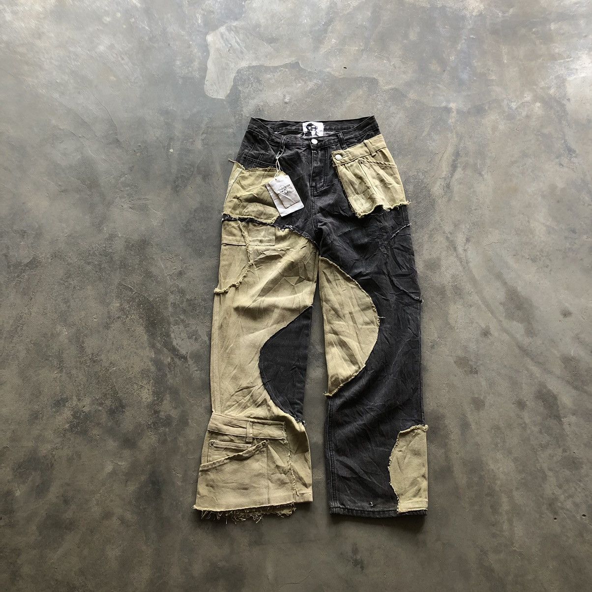 Japanese Brand × Seditionaries × Streetwear Smile and sad rework jeans ...