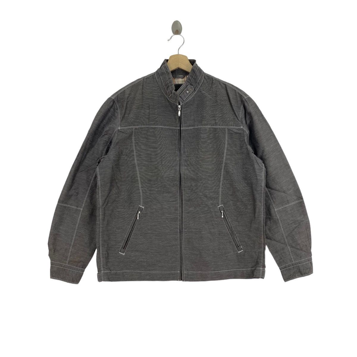 Vintage Vintage VIP PLAYBOY Collection Grey Bomber Jacket | Grailed