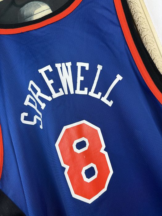 Vintage Vintage New York Knicks Latrell Sprewell Jersey Champion NBA ...