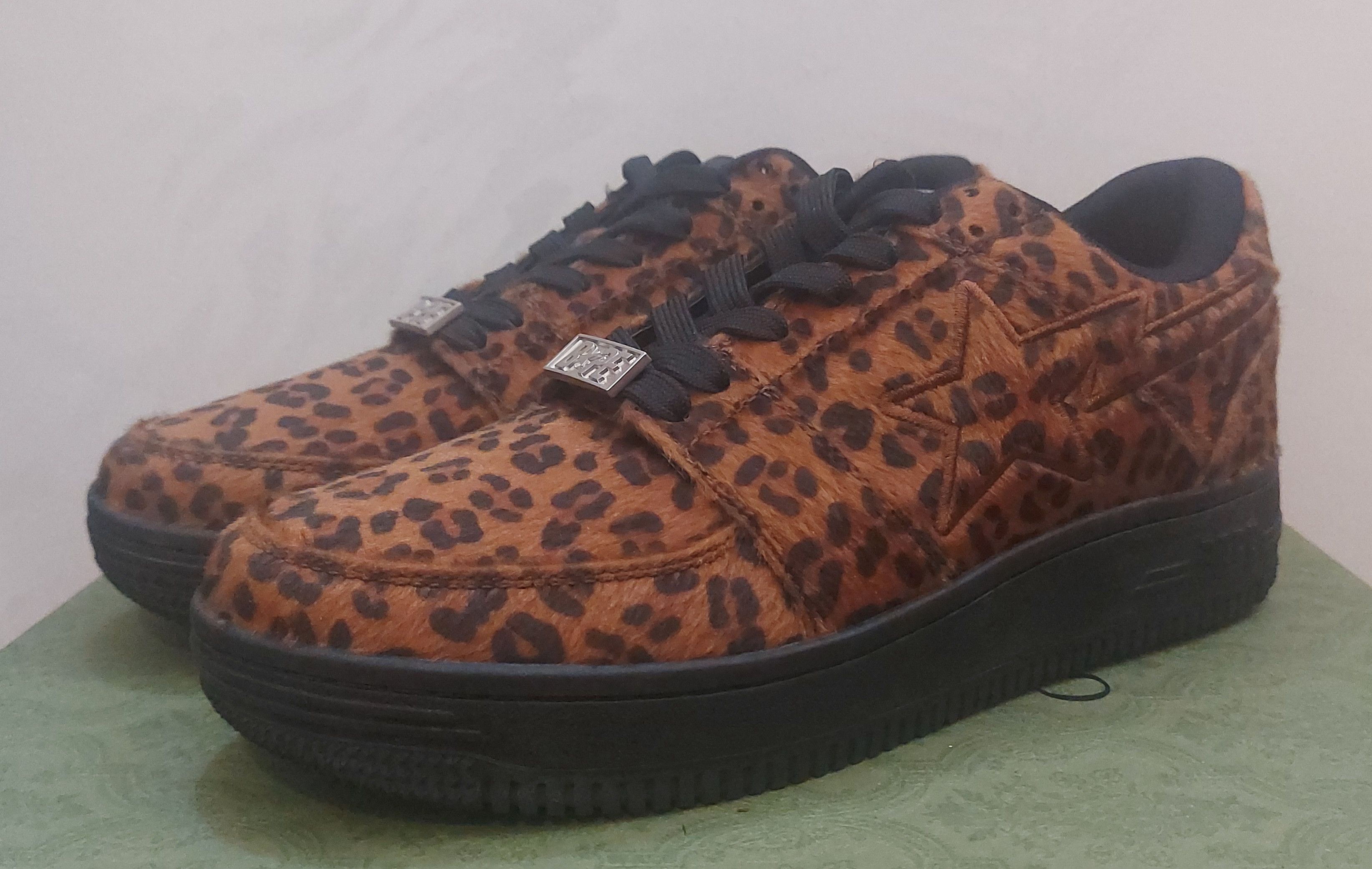 Bape Leopard Bape Sta Low | Grailed