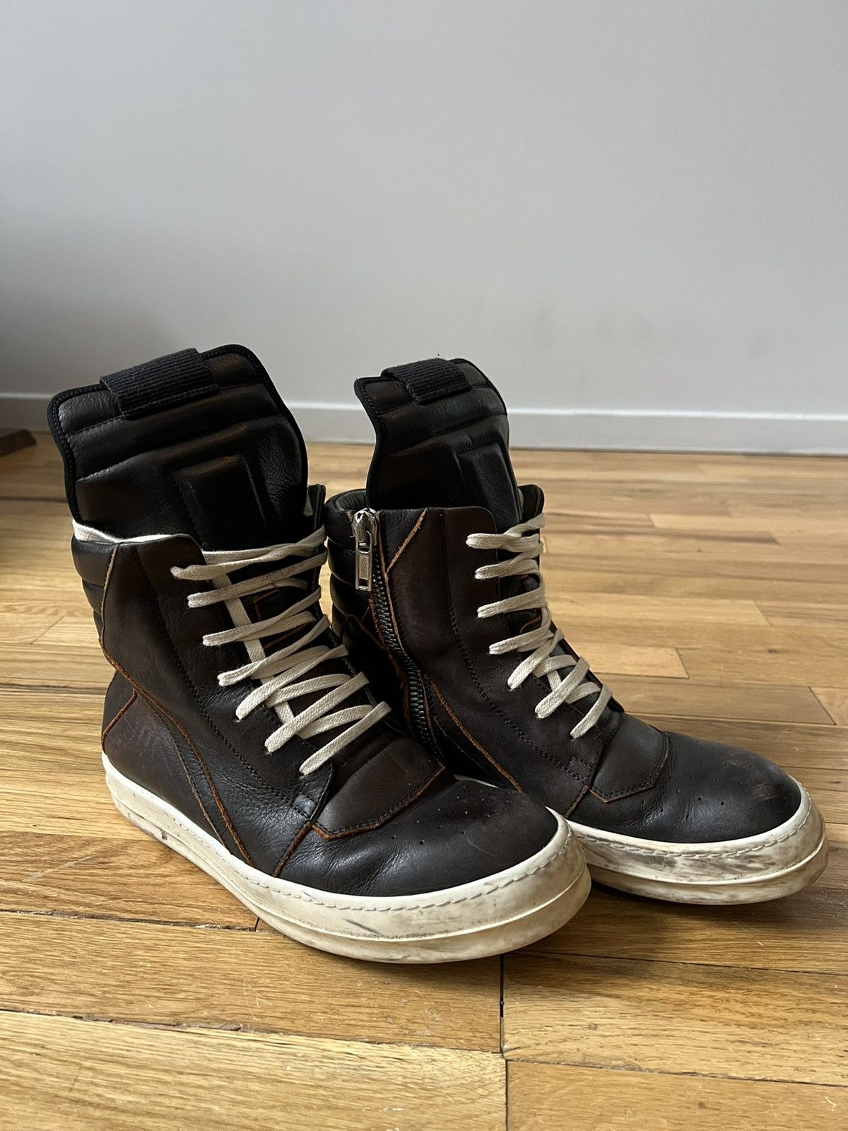 Rick Owens Geobaskets | Grailed