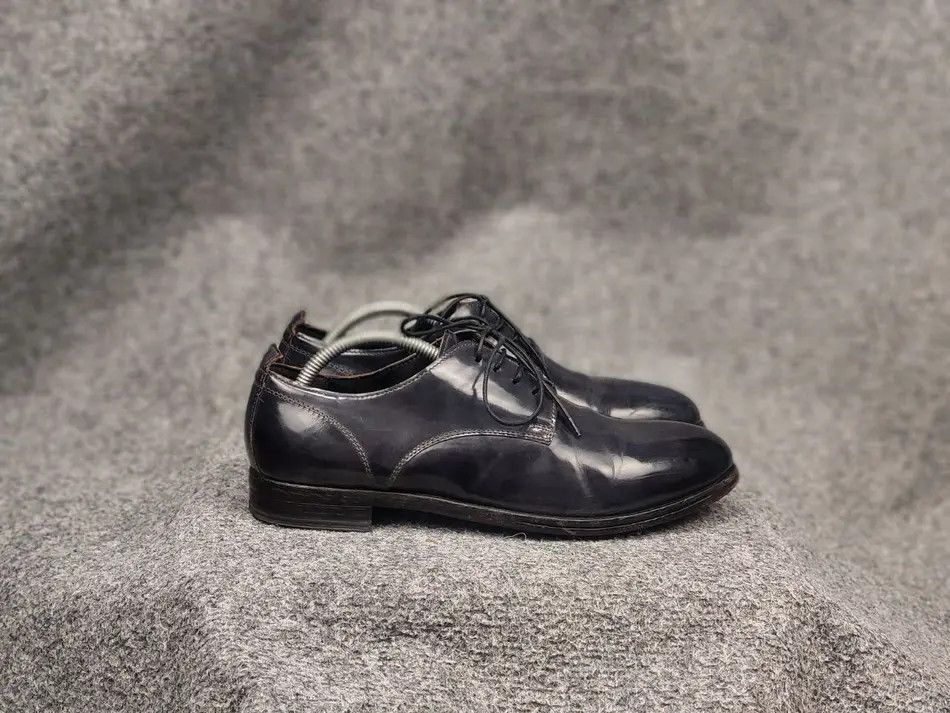 Avant Garde × Designer × Moma Moma Design Patent leather Navy lace-up ...