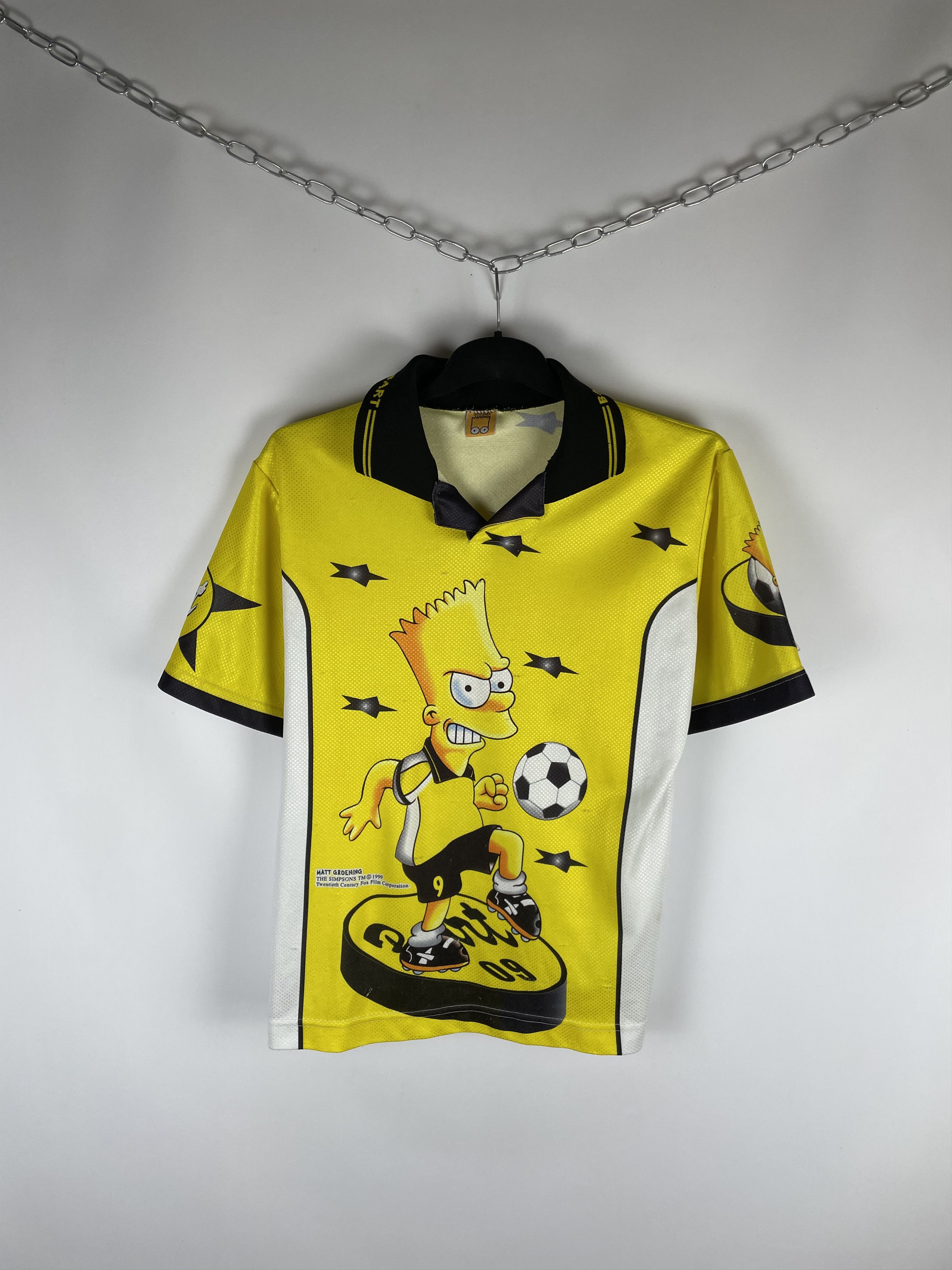 Vintage Bart Simpson 1999 football jersey | Grailed