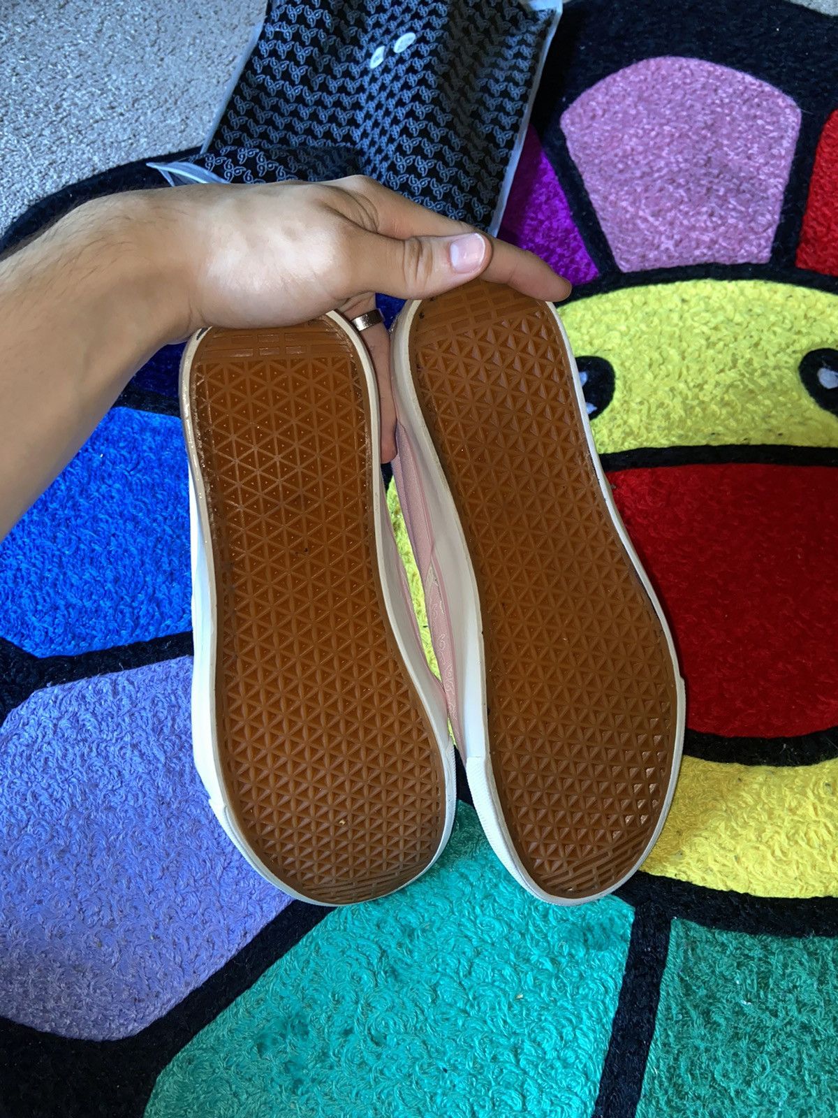 Vintage Juice Wrld 999 no vanity pink slip ons | Grailed