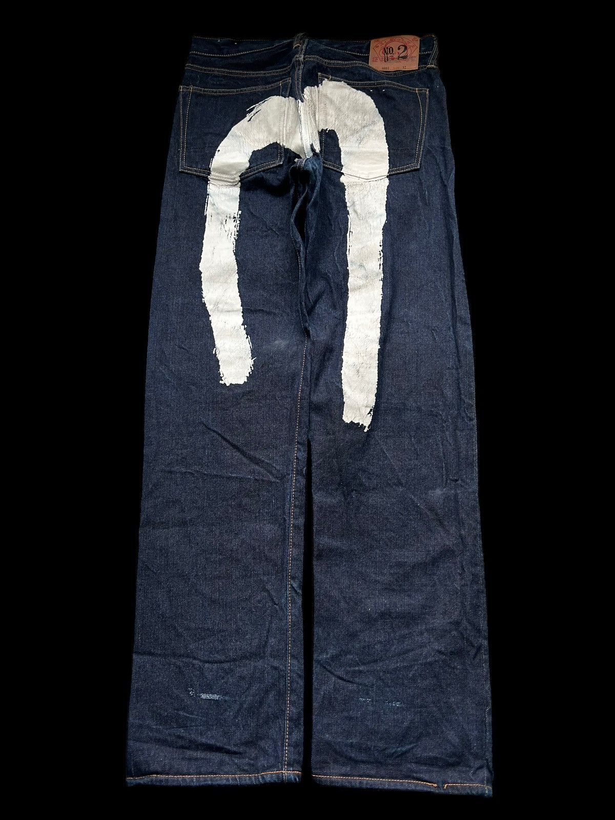 Evisu Vintage Denim Jeans Evisu Daicock Big Logo Selvedge Japanese | Grailed