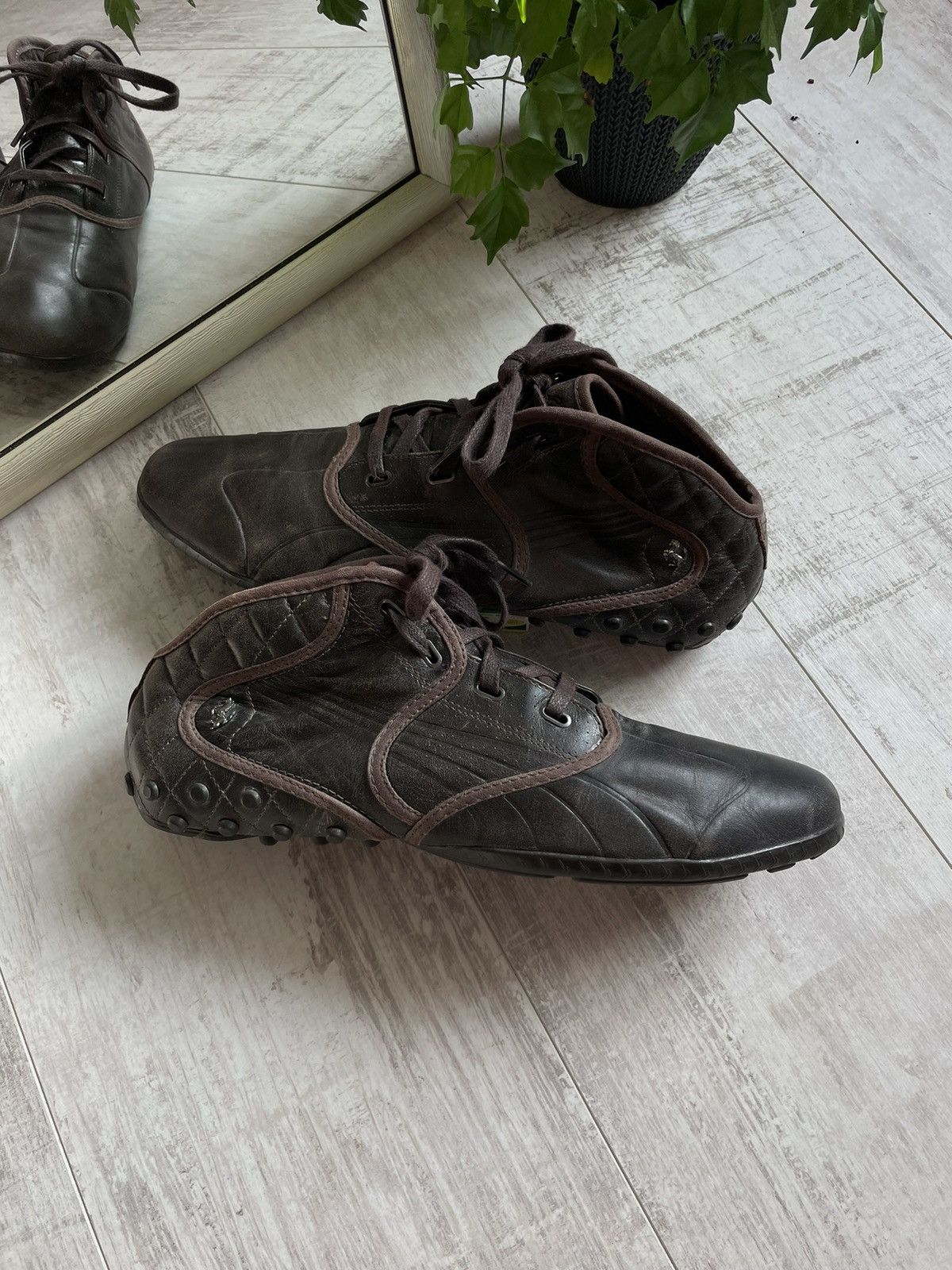 Ferrari × Puma × Vintage Archive Puma x Ferrari Cavallino Leather Brown ...
