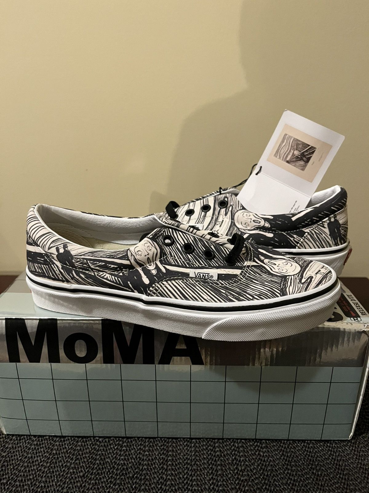 Vans Vans Era x MoMA Edvard Munch the scream size 5.5M / 7W | Grailed