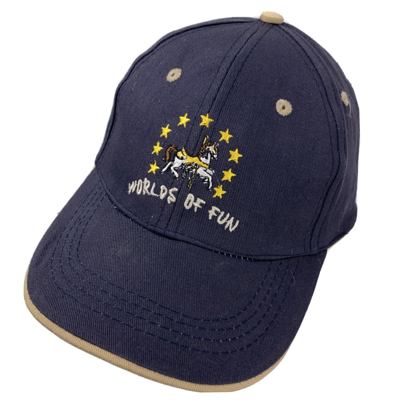 Vintage Worlds of Fun Child Kids Ball Cap Hat Adjustable Baseball | Grailed