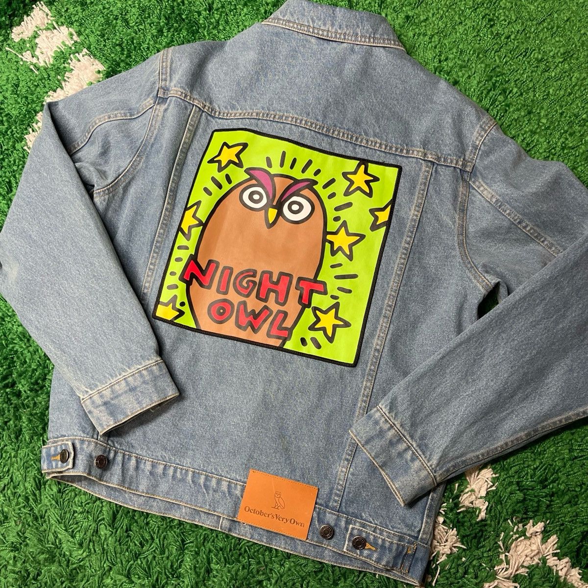 Keith Haring × October's Very Own OVO x Keith Haring Denim Trucker ...