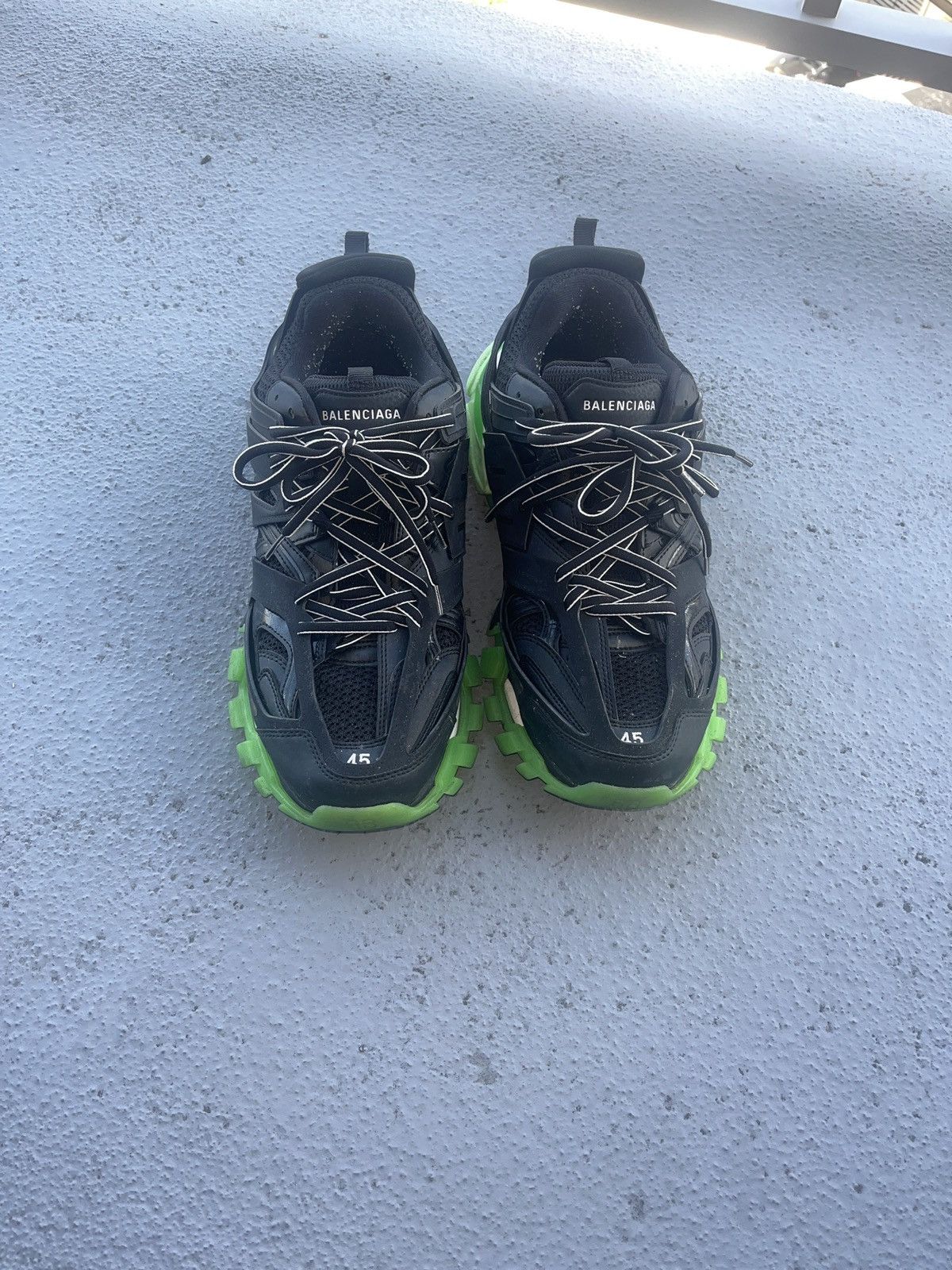 Balenciaga Balenciaga Track Trainer Black Glow | Grailed