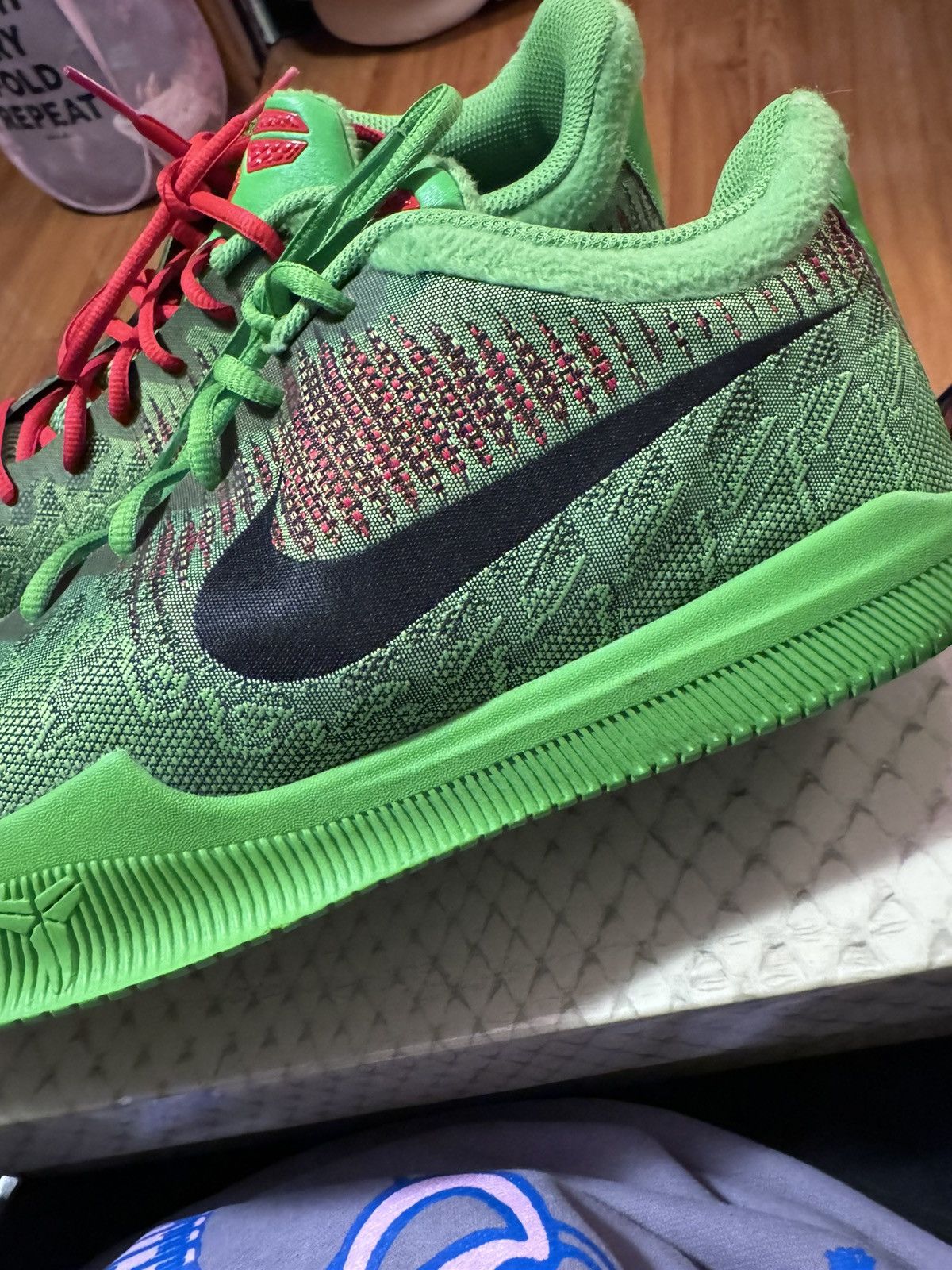 Nike Mamba Rage Grinch | Grailed