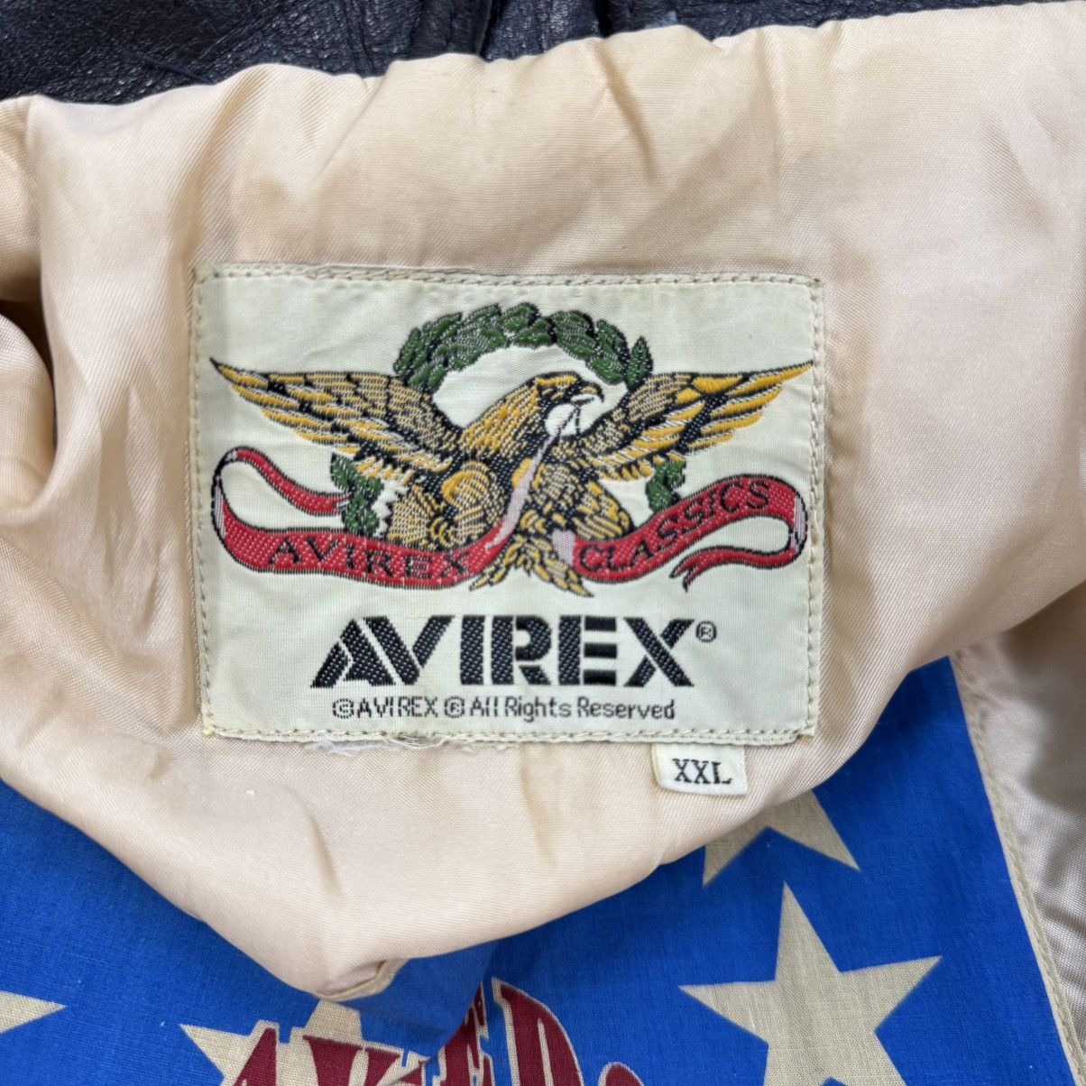Avirex AVIREX vintage leather jacket motorcycle | Grailed