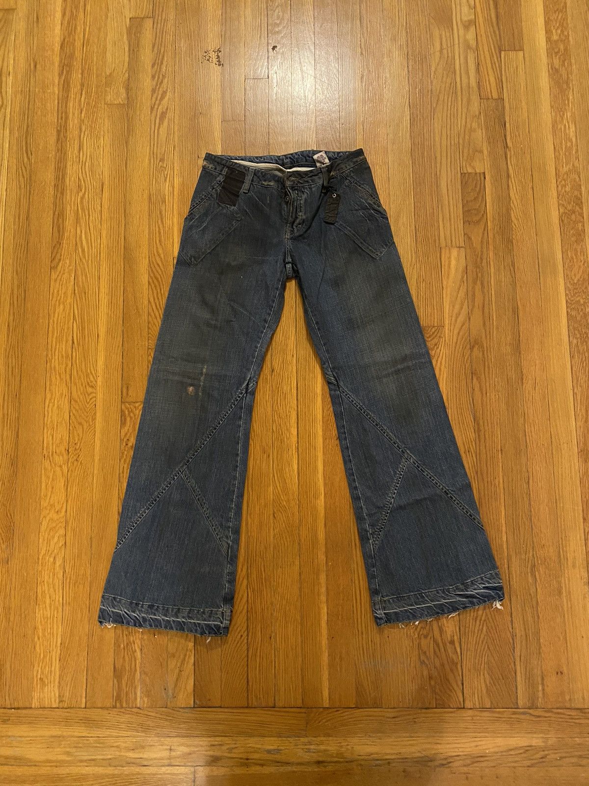 Rick Owens Rick Owen slab jeans | Grailed