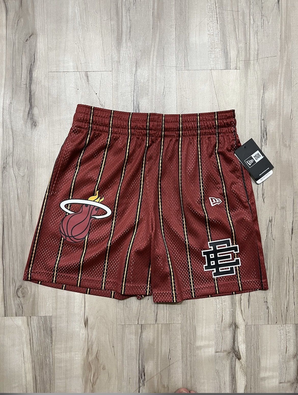 Eric Emanuel Eric Emanuel Miami Heat Mesh Shorts | Grailed