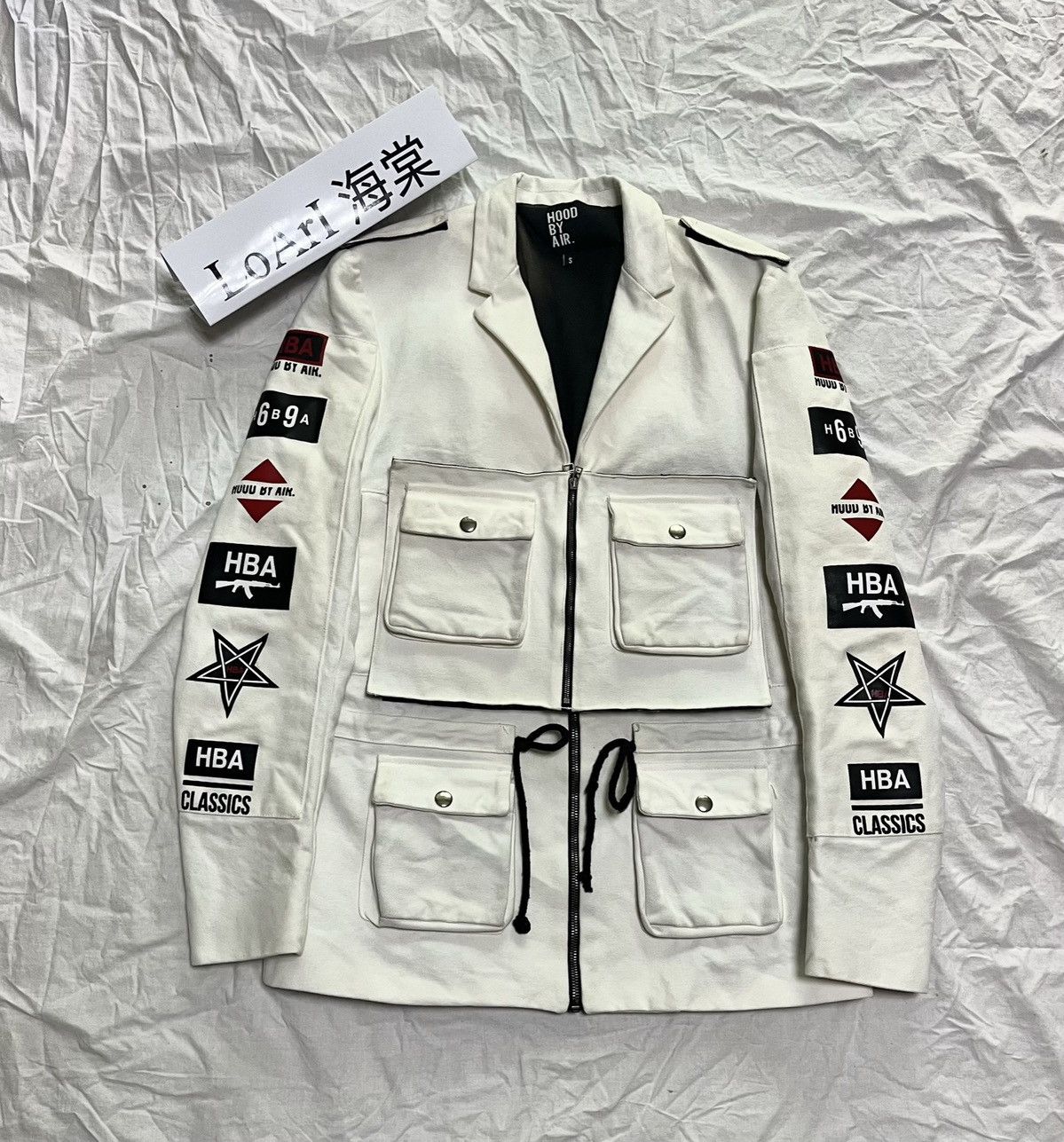 Hood By Air hood by air hba 15fw logo patch denim jacket | Grailed