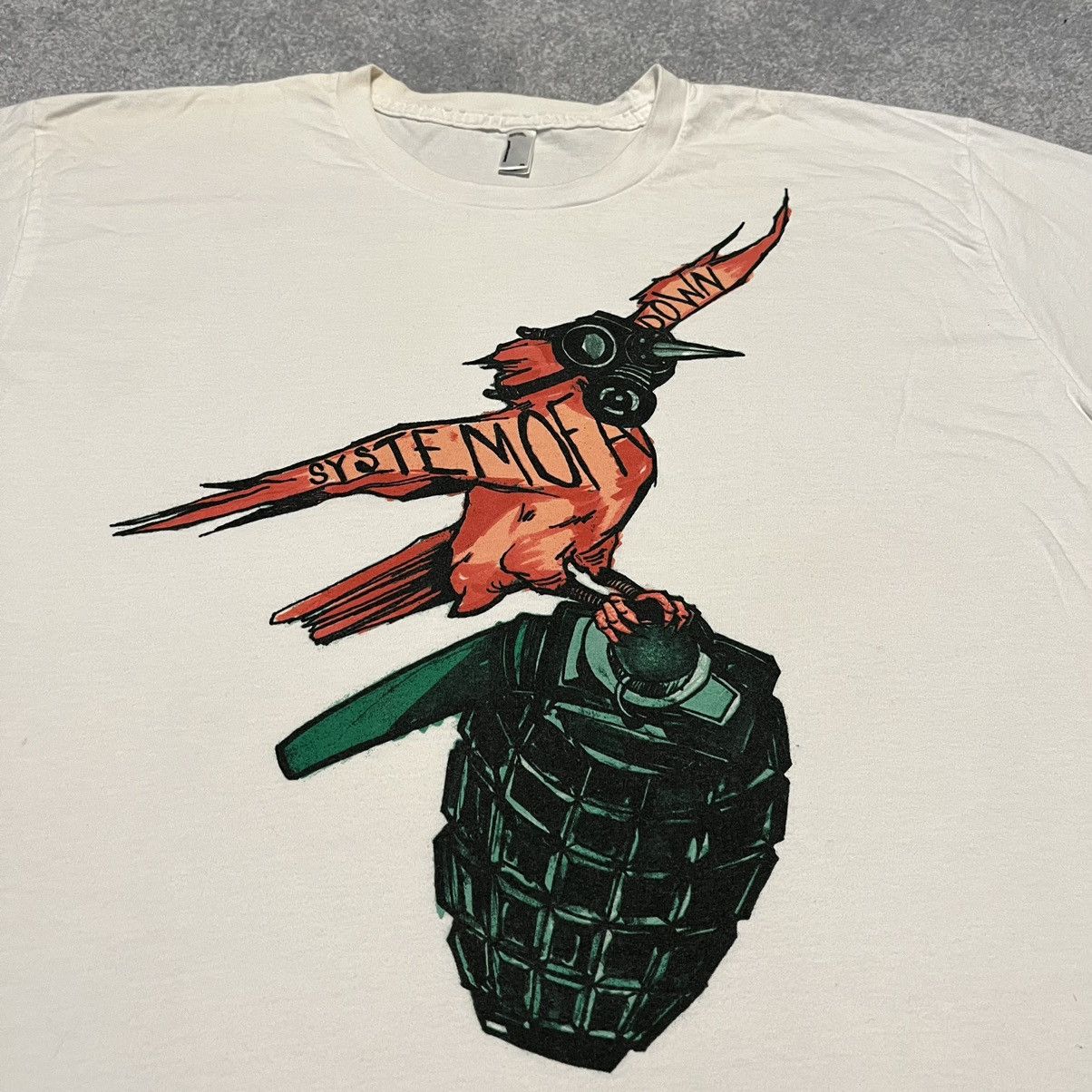 Band Tees × Rock T Shirt × Vintage Vintage 2000s System of a Down Eagle ...