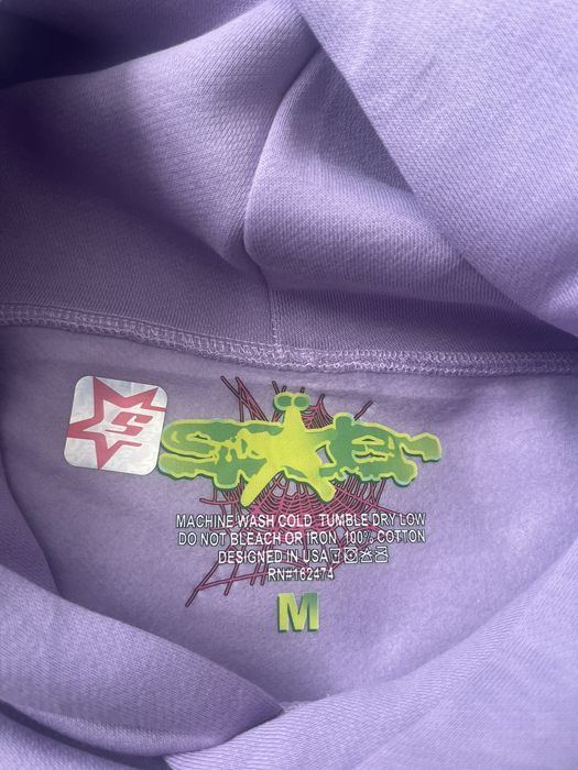 Streetwear Spider Acai Hoodie Purple Size Medium | Grailed
