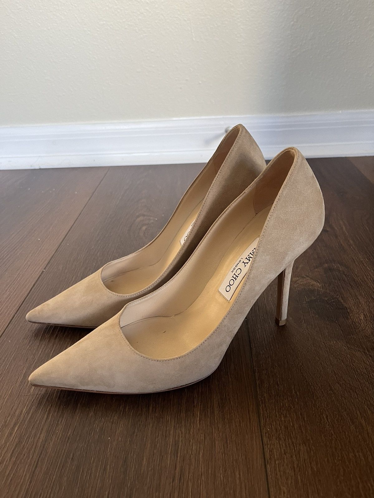 Jimmy Choo Jimmy Choo Suede Romy Heels | Grailed