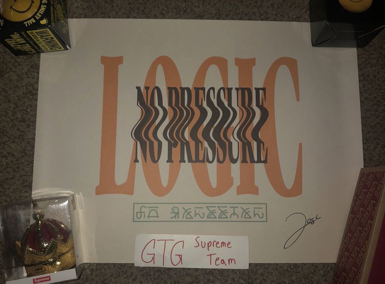Logic Logic No Pressure Signed Poster Bundle | Grailed