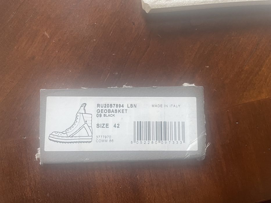 Rick Owens Python Geobasket | Grailed