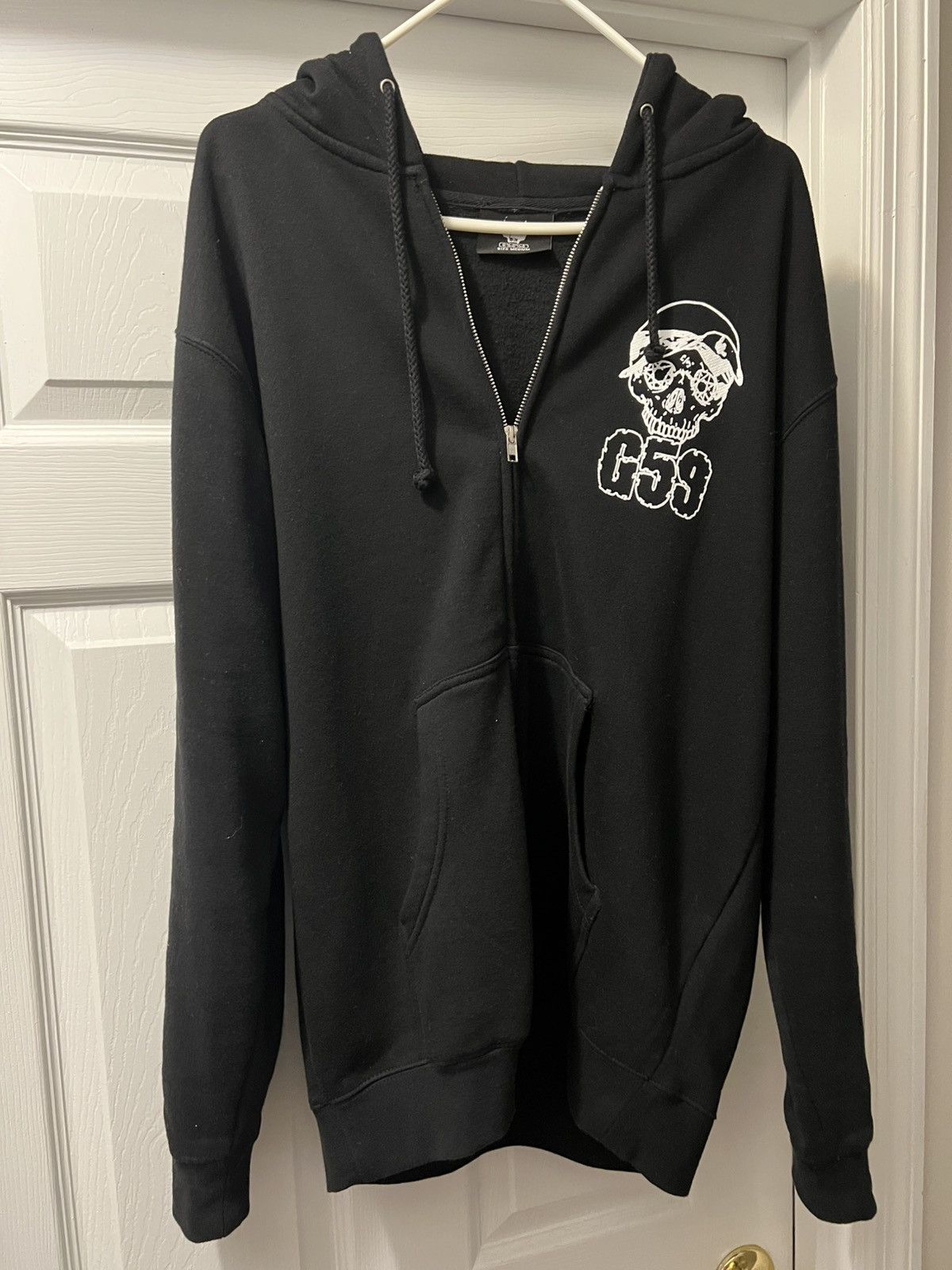 G59 Records G59 Records Skull Logo Zip Up Hoodie | Grailed