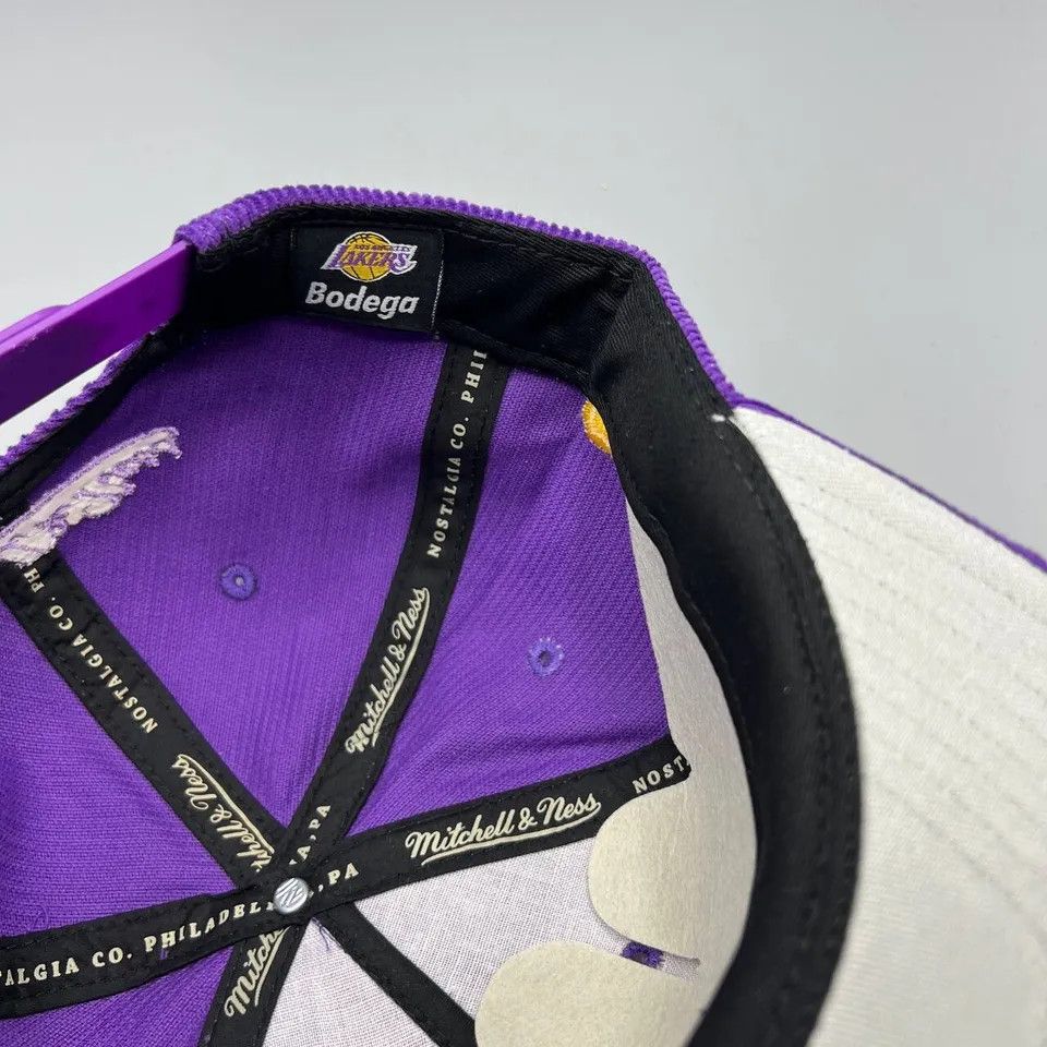 Mitchell & Ness Los Angeles LA Lakers Corduroy Hat Snapback Cap Lebron ...
