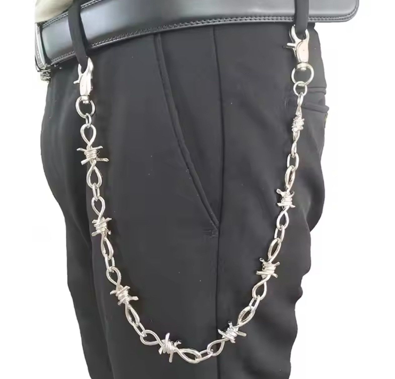 Chain × Jewelry × Streetwear Barb Wire Wallet Chain | Grailed