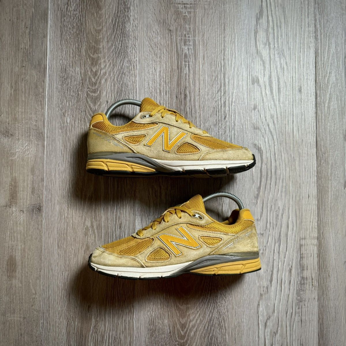 New Balance NEW BALANCE • 990 V4 "MiUSA Yellow" (6M) | Grailed