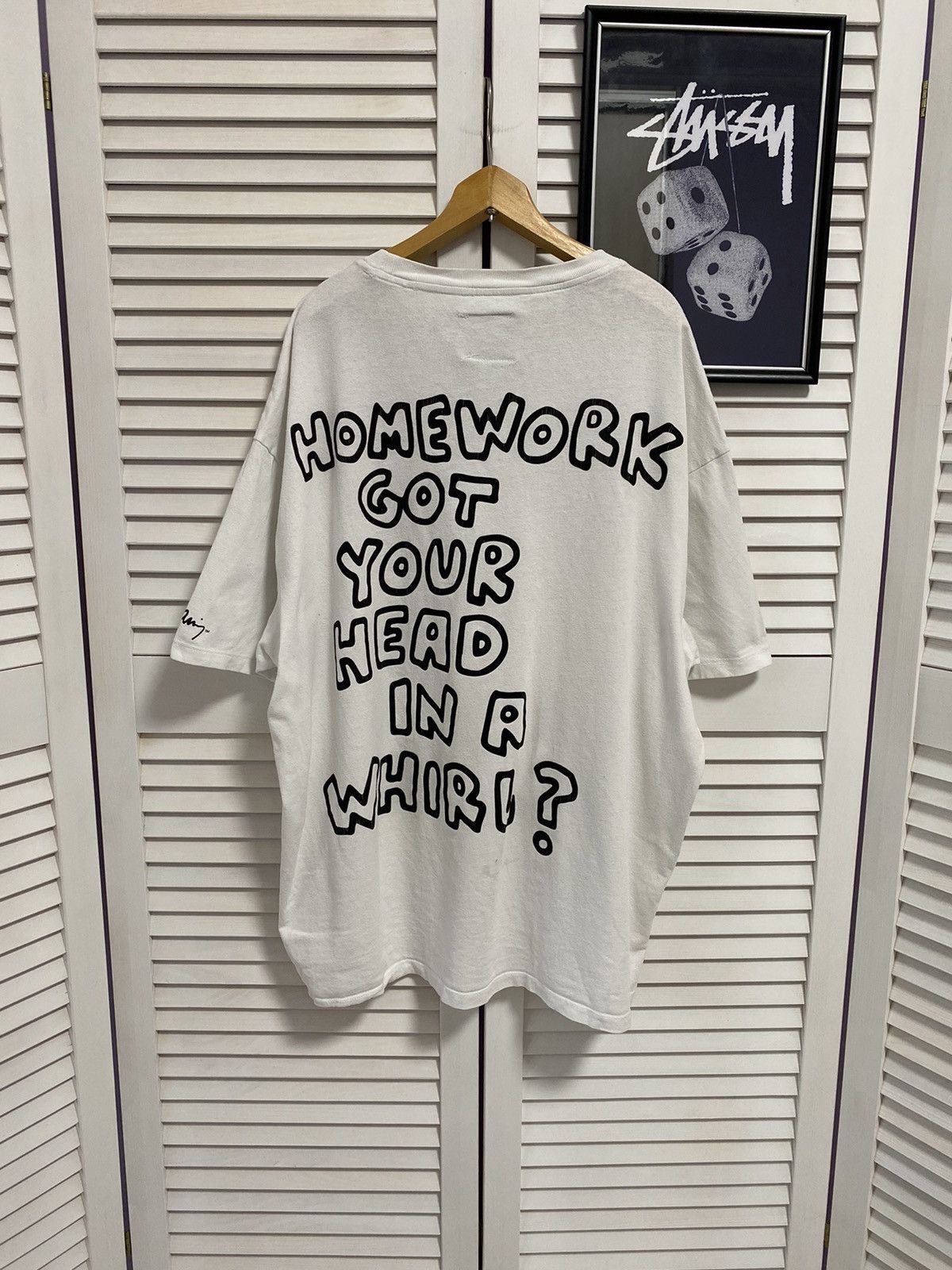 Designer × Keith Haring × Streetwear T-Shirt Tee Keith Haring Homework ...
