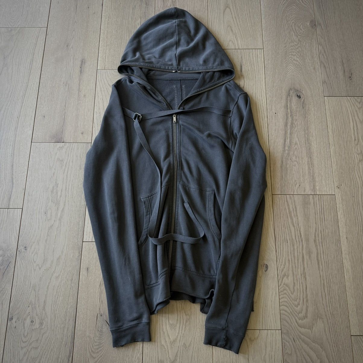 Olmar & Mirta × Rick Owens × Rick Owens Drkshdw Rick Owens DRKSHDW 2008 Bondage gimp hoodie ...