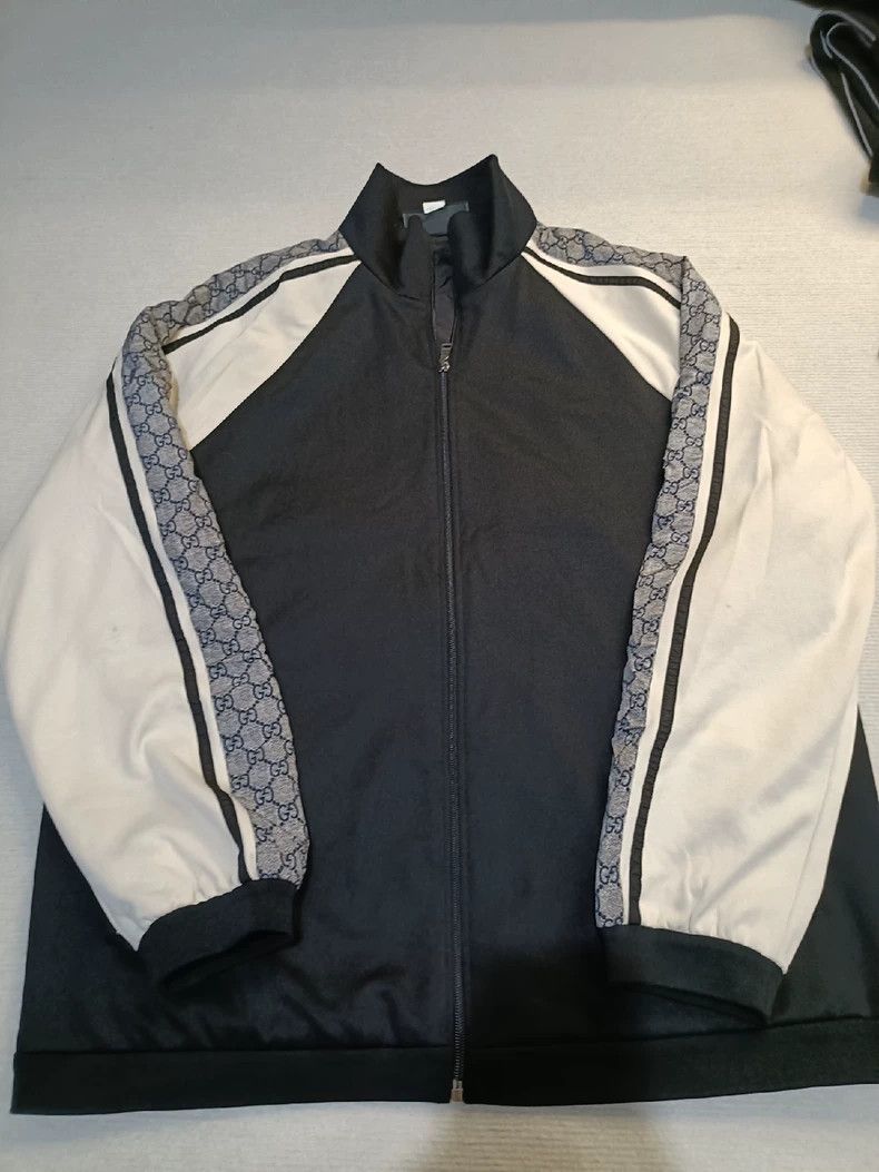 Gucci Gucci Snake print side logo zipper school uniform jacket 25 | Grailed