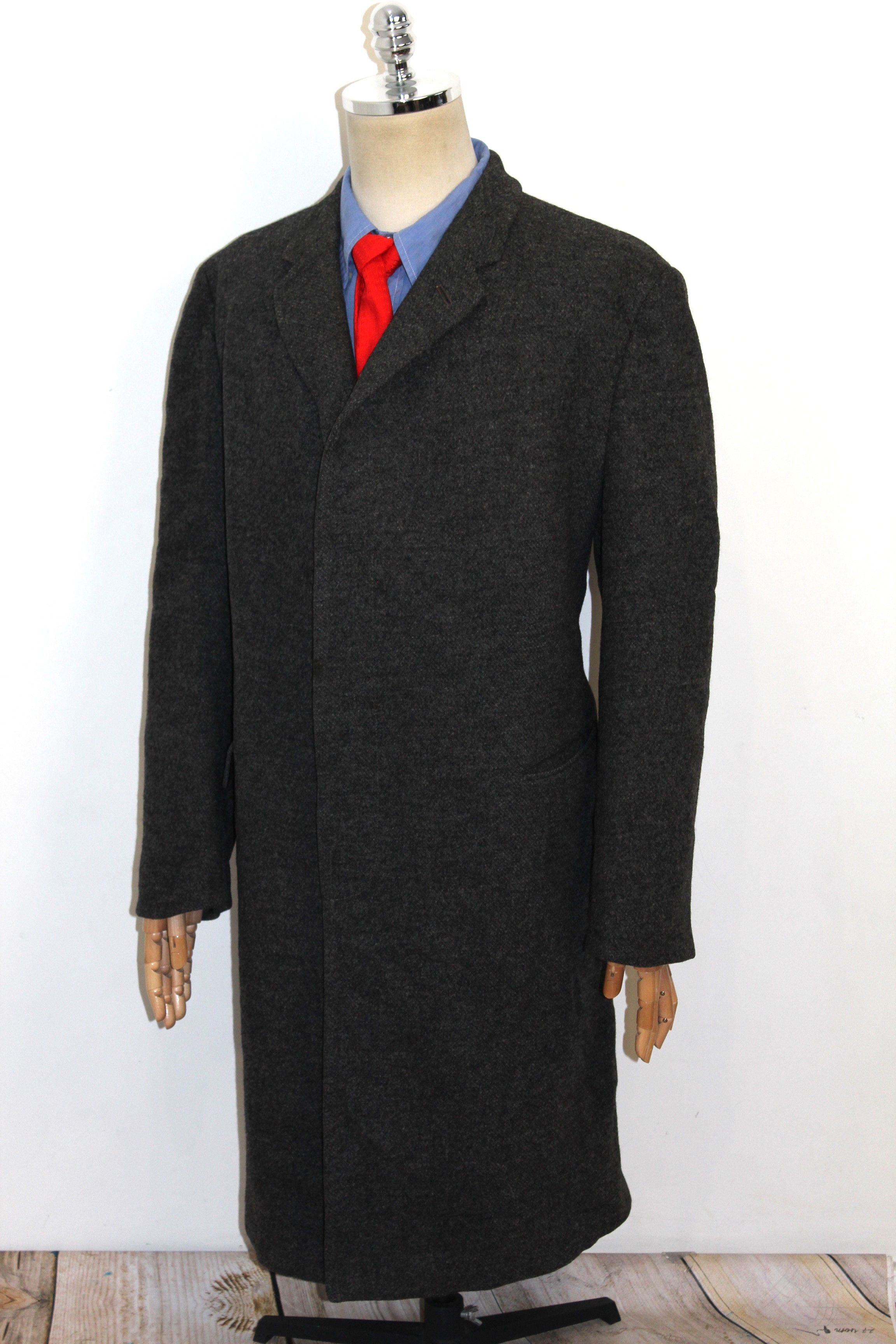 Burberry Men's BURBERRY London Cheviot Vintage Wool Coat Size 44 | Grailed