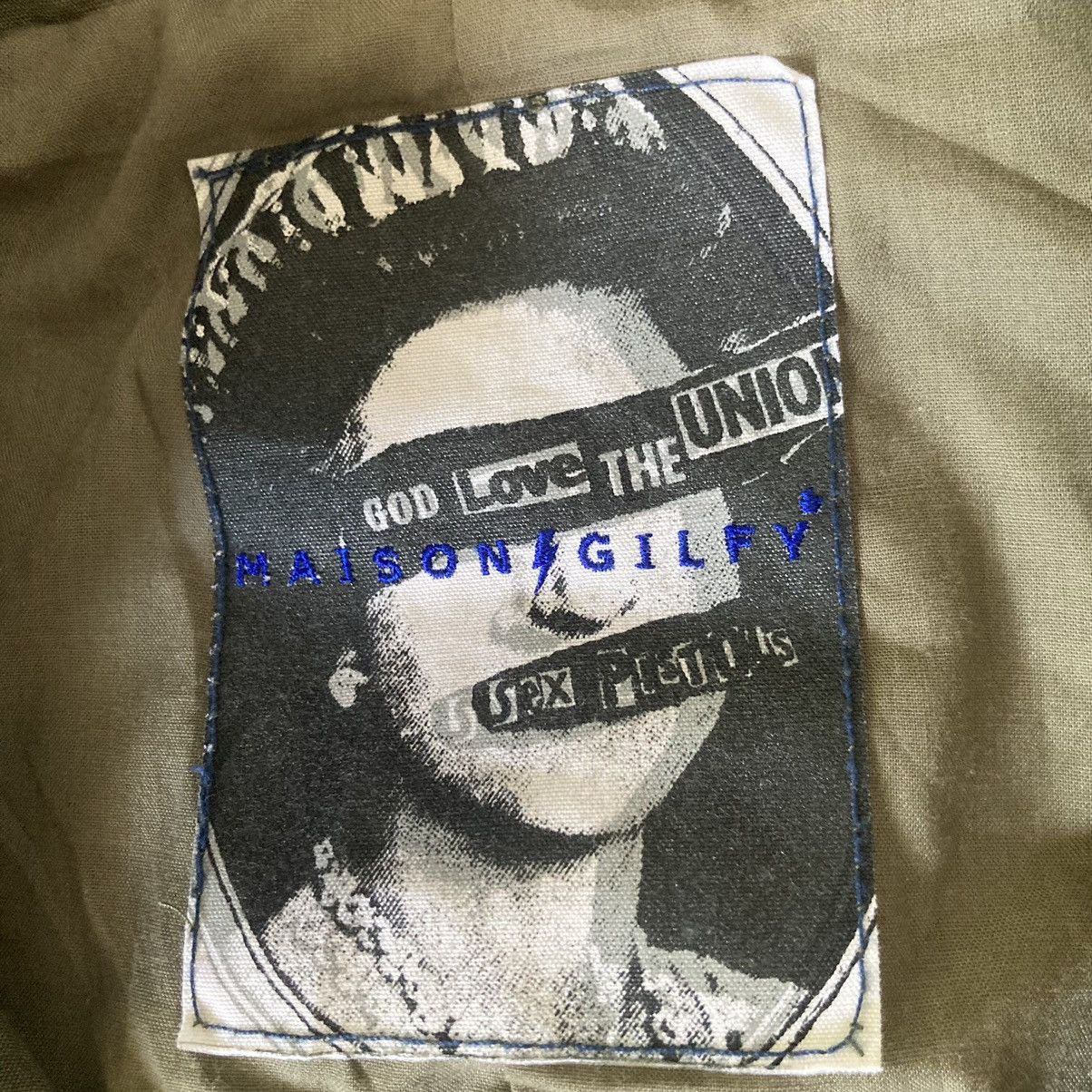 Vintage SEX PISTOL X MAISON GILFY ARMY JACKET | Grailed
