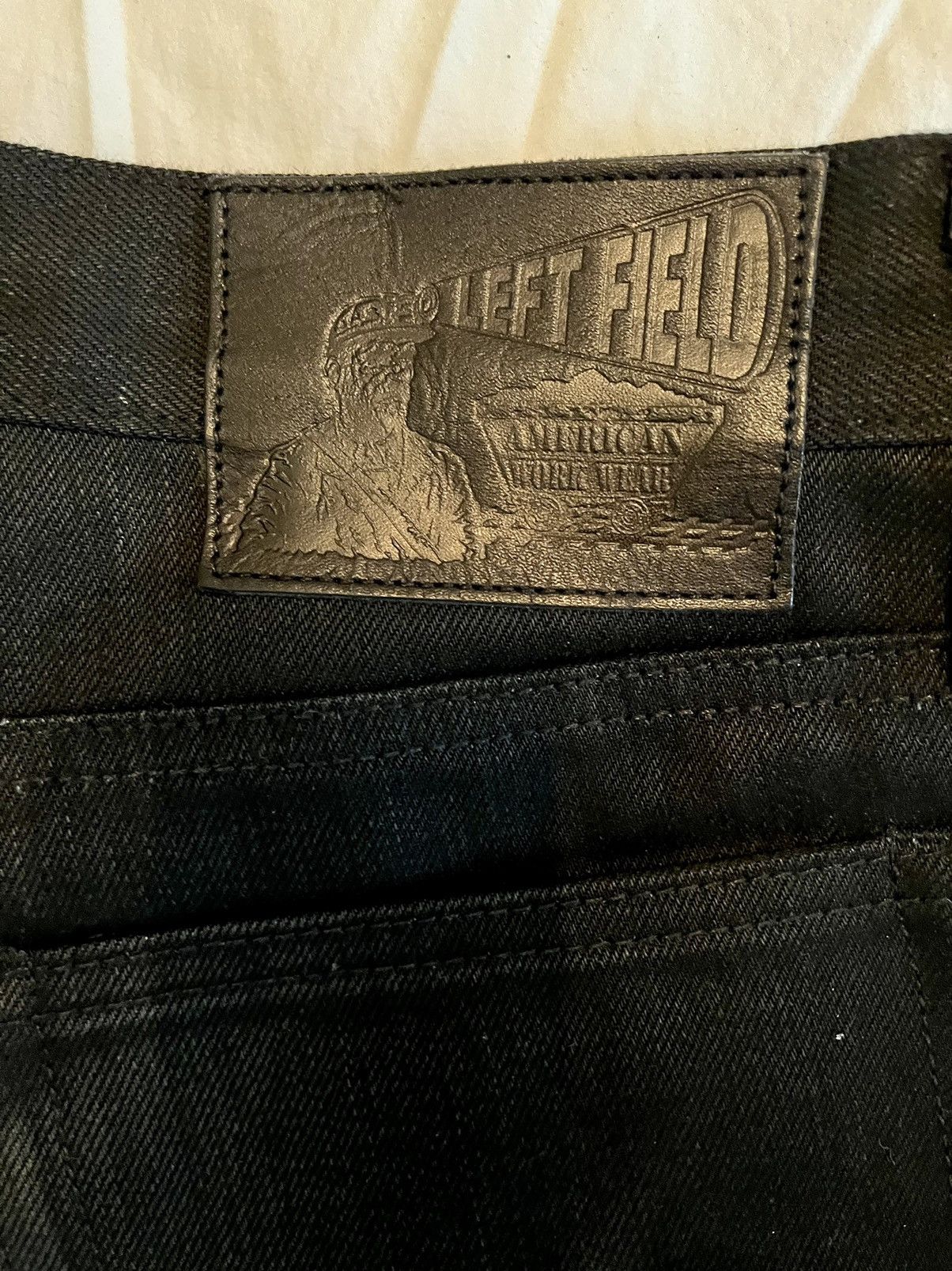 Left Field Nyc Greaser 14 oz Black Maria. Mitsui Japanese Denim | Grailed