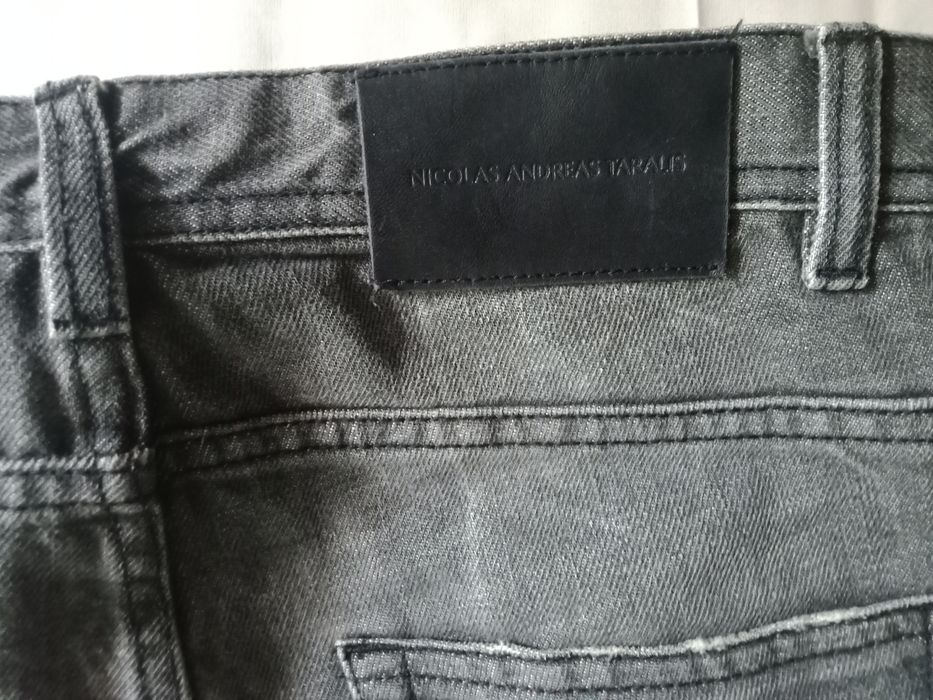 Nicolas Andreas Taralis Rare!! Nicholas Andreas Taralis grey denim ...
