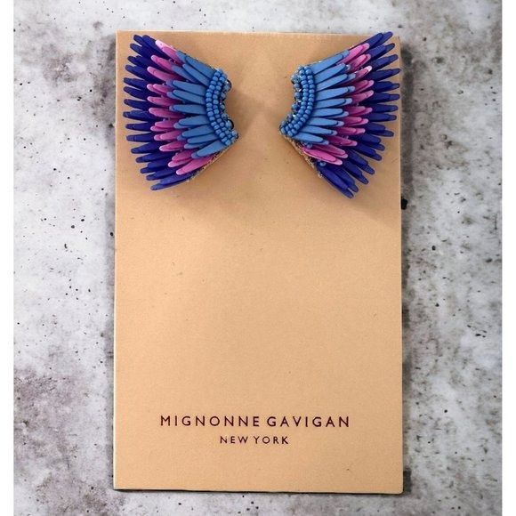 Designer NEW Mignonne Gavigan Mini Madeline Pink & Periwinkle Blue Ea ...
