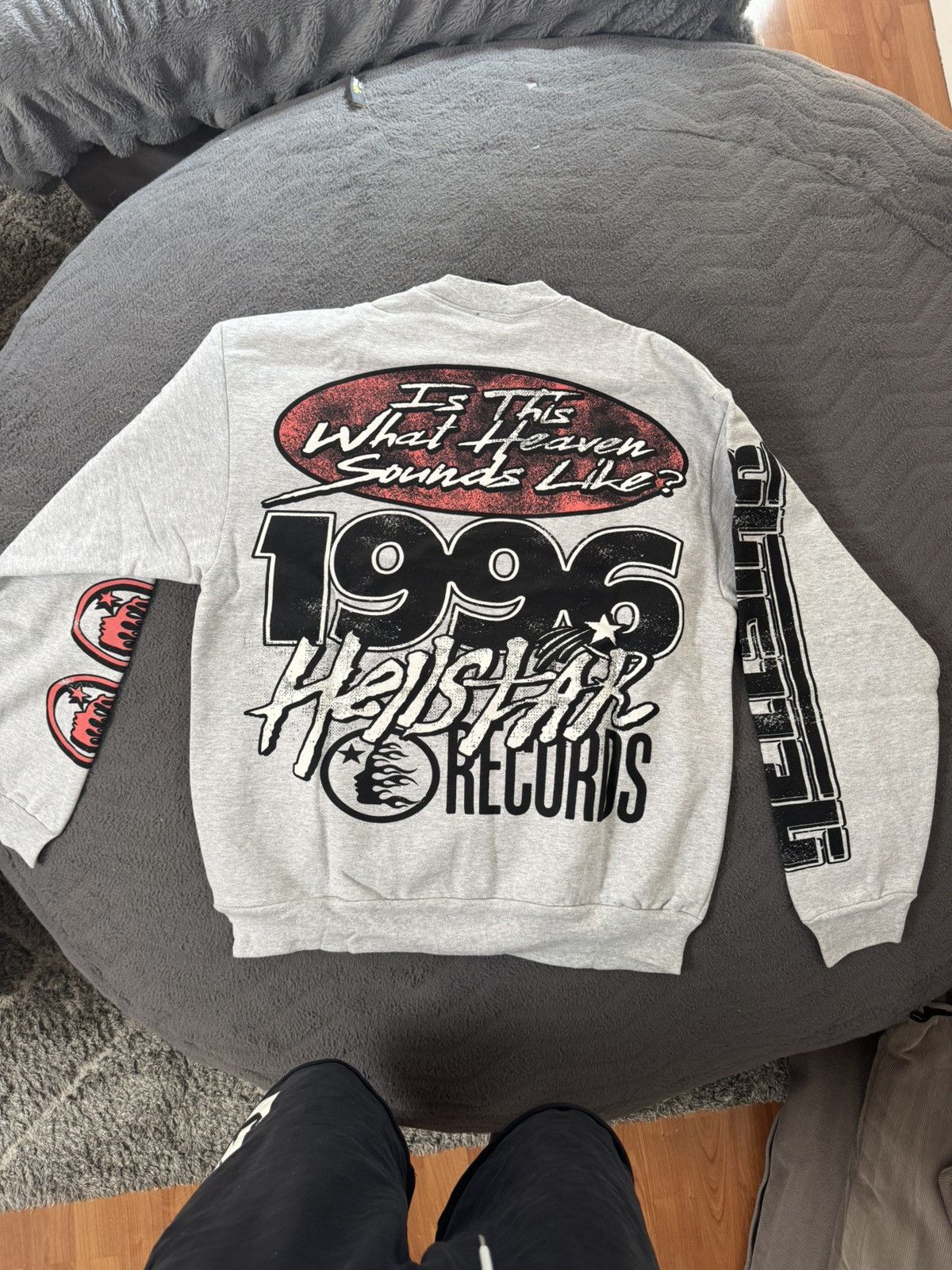HELLSTAR Hellstar Studios 'Records' Crewneck Sweatshirt | Grailed