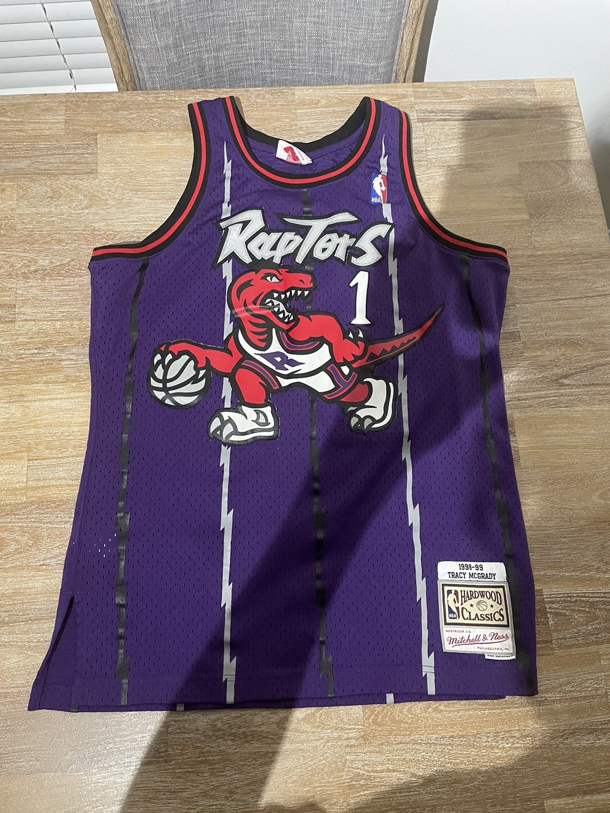 Mitchell & Ness Vintage Throwback Raptors 1998-1999 Tracy Mcgrady ...