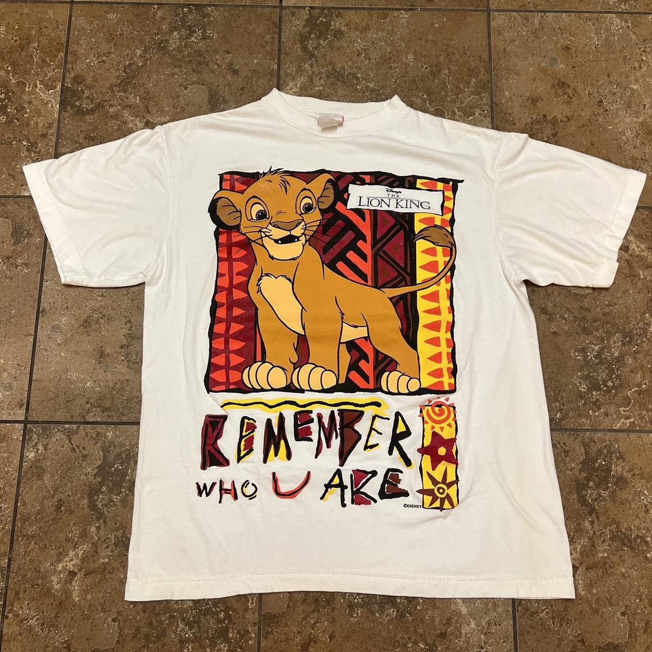 Disney × Vintage Large Disney Lion King Simba Graphic Tee | Grailed