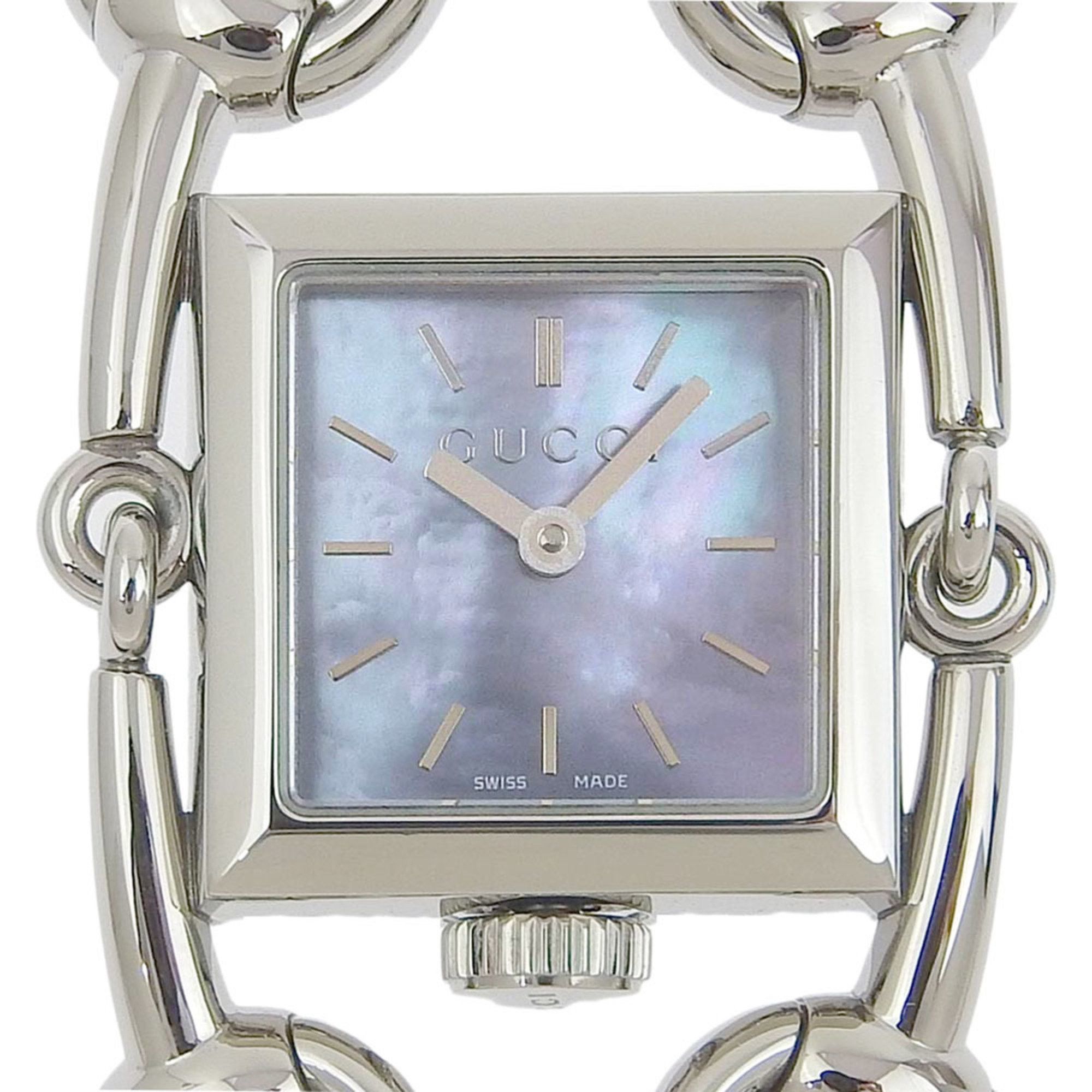 Gucci Gucci Signoria Watch 116.5 Stainless Steel x Shell Silver Quartz ...
