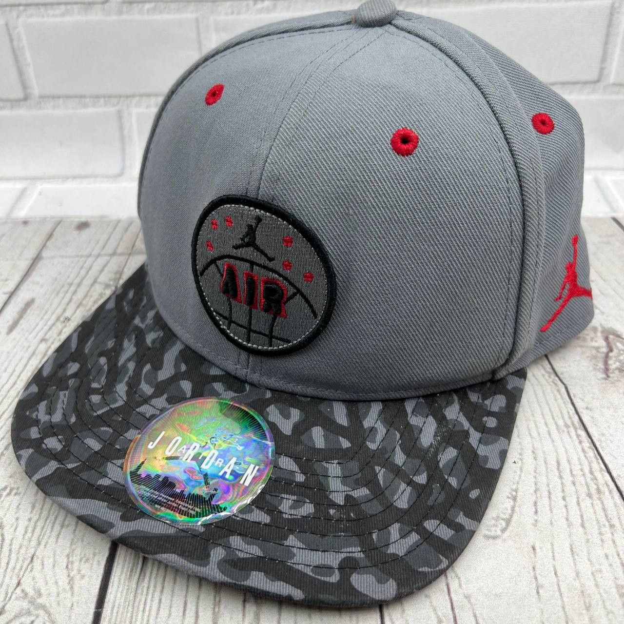 Jordan Brand Air Jordan Camouflage Jumpman Hat Snapback Cap Gray Men ...