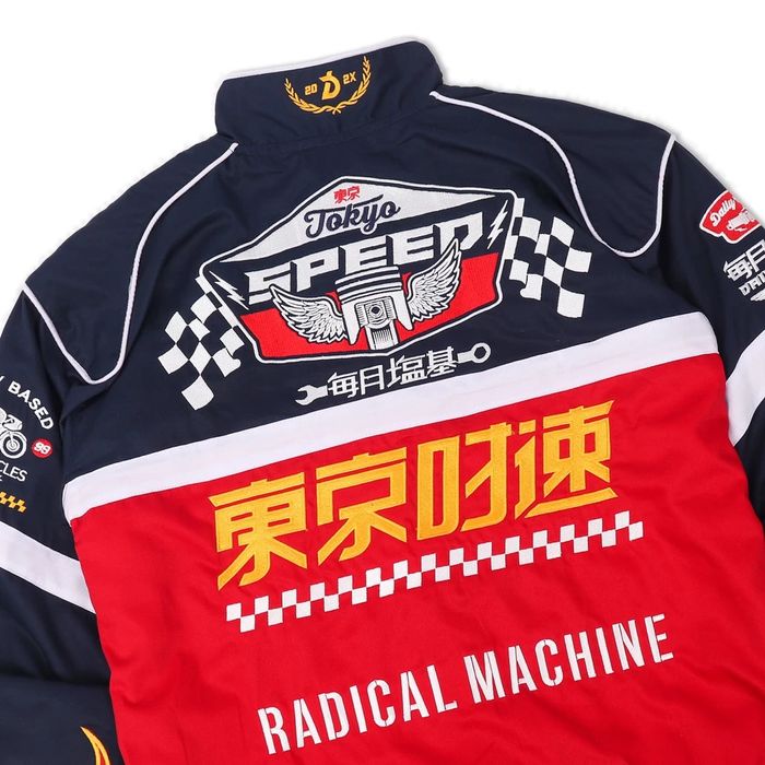Racing BOMBER JACKET RACING TOKYO SPEED FULL EMBROIDERY | Grailed