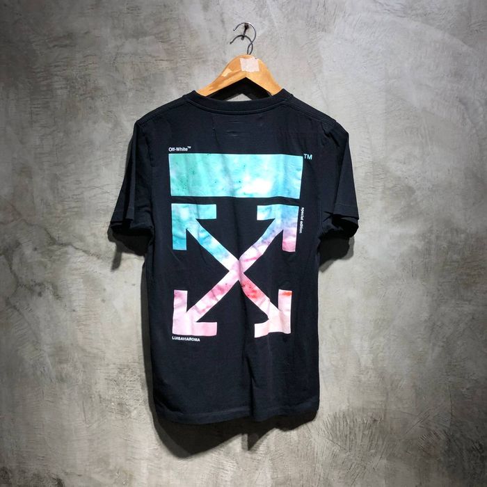 Off-White Off-White Luisaviaroma rainbow Arrows tee | Grailed