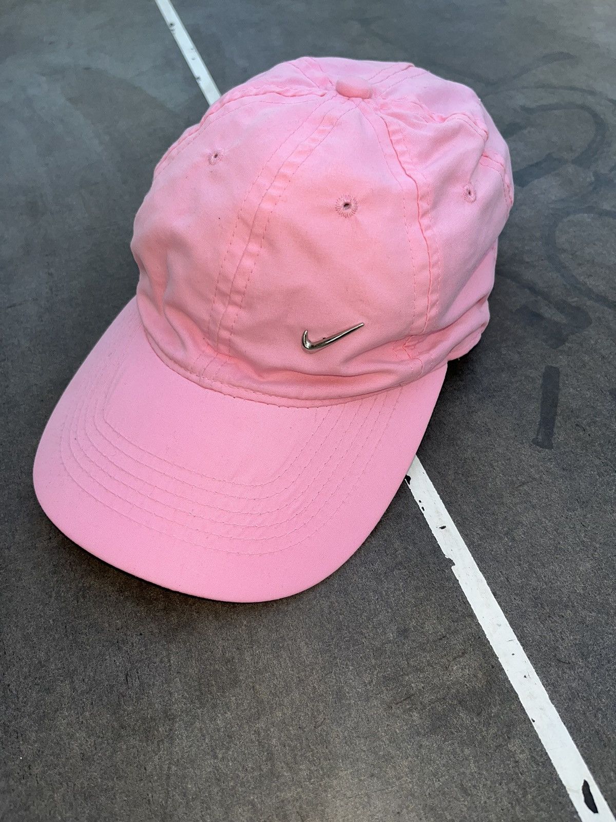 Nike × Streetwear × Vintage Nike Vintage Pink y2k Cap | Grailed